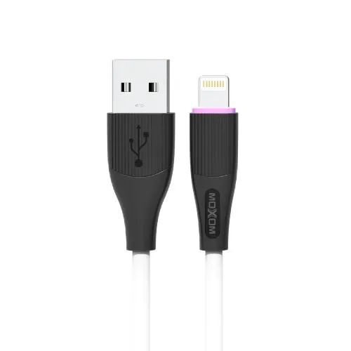 USB data kabl Moxom MX-CB169 3A lightning 1m beli (MS)