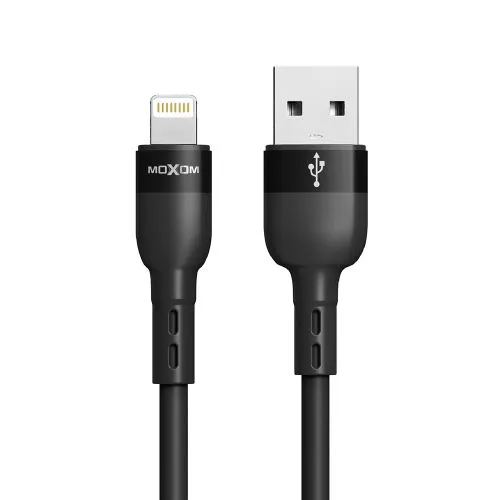 USB data kabl Moxom MX-CB184 3A lightning 1m crni (MS)