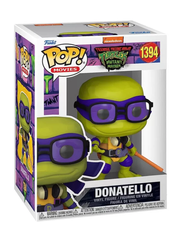 Bobble Figure Teenage Mutant Ninja Turtles – Mayhem POP! – Donatello 9cm