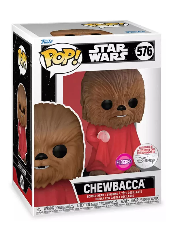 Bobble Figure Star Wars POP! – Chewbacca with Robe (Flocked) – Special Edition 9cm