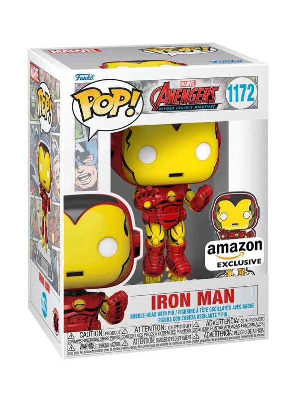 Bobble Figure Marvel – Avengers POP! Beyond Earth’s Mightiest – Iron Man (with Pin) – Special Edition 9cm