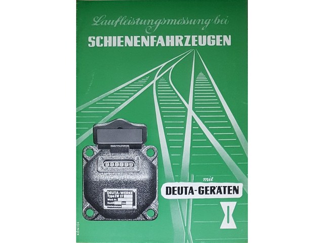 Brošura Instrumenta Za Merenje `DEUTA` Germany