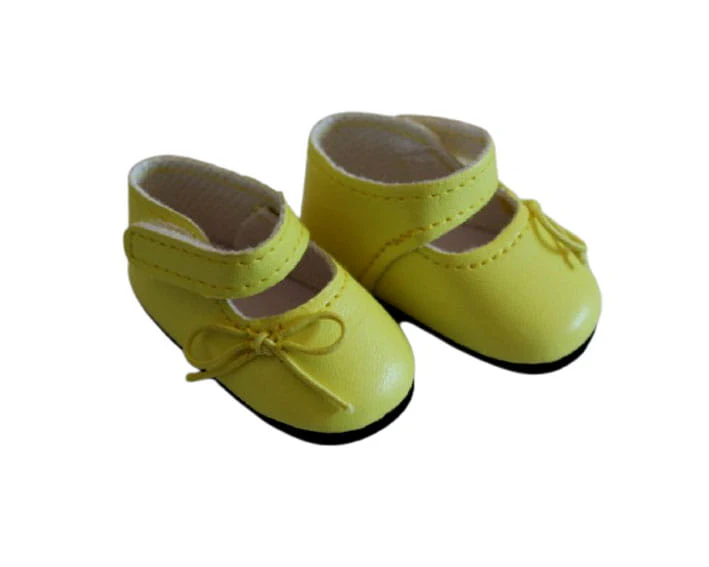 Žute sandale za lutke od 32 cm