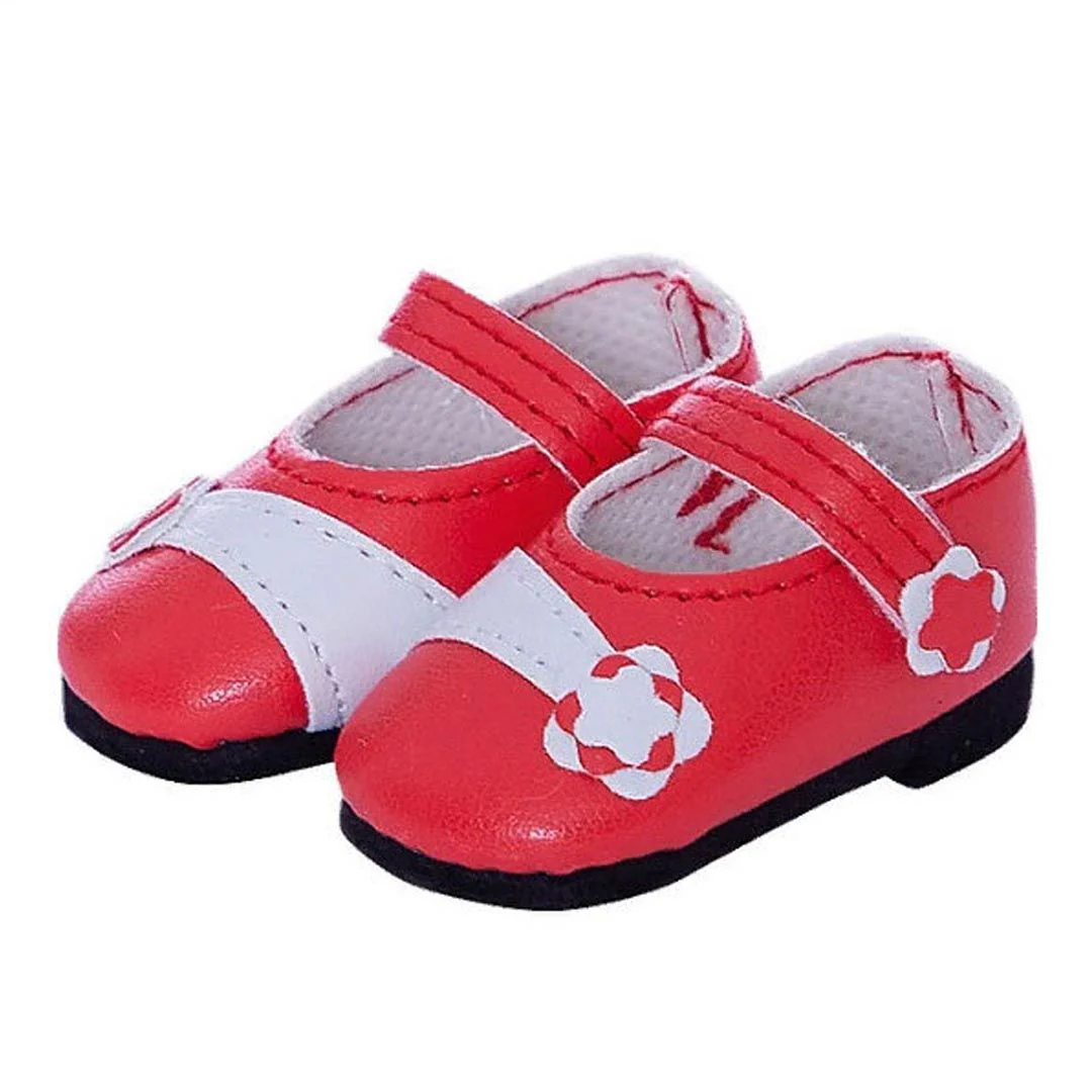 Crvene sandale za lutke od 32 cm