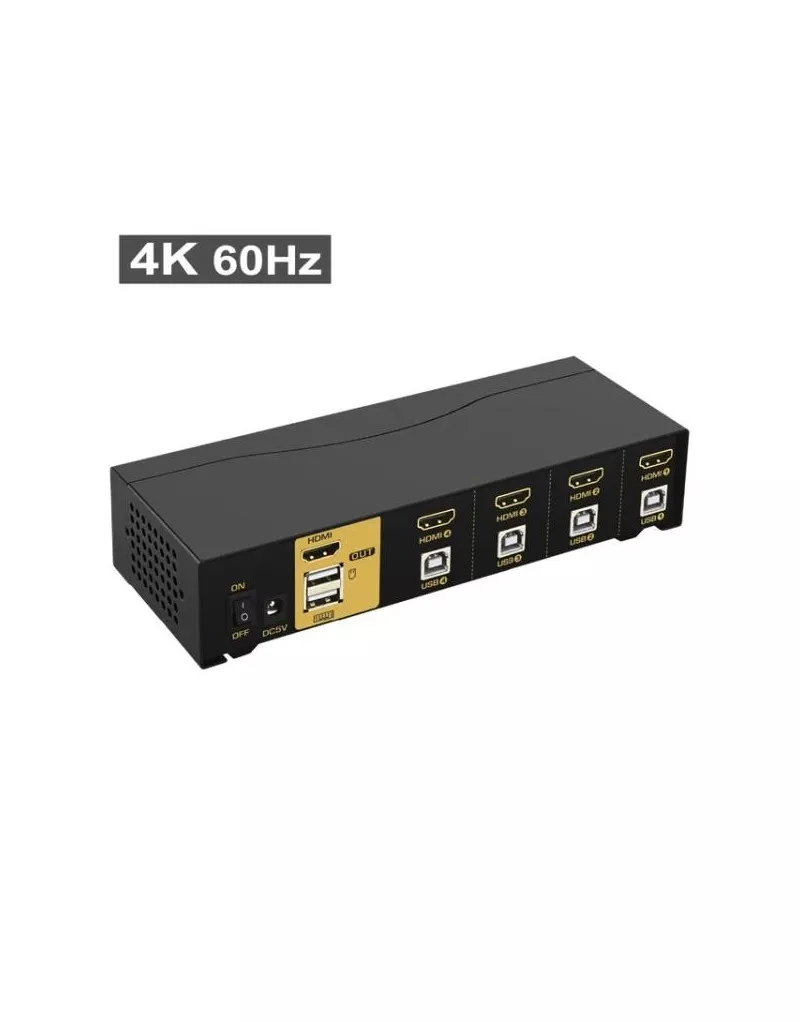 HDMI KVM USB svič CKL-94H2 4 ports HDMI 2.0 Compliant up to 4K HDTV, svič...
