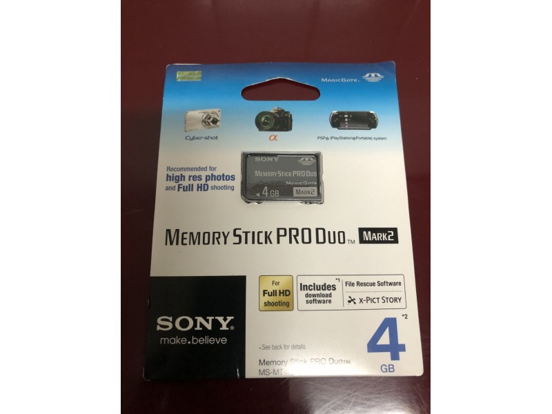 Sony Memory Sticks PRO Duo MARK 2