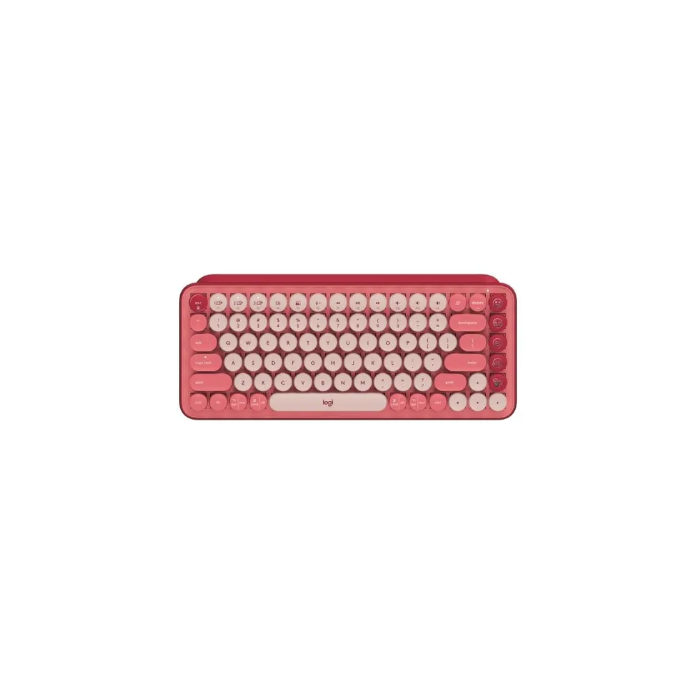 Logitech Bežična mehanička tastatura Pop Keys - Crveno-roze