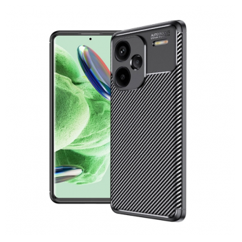 Maska Carbon Defender za Xiaomi Redmi Note 13 Pro Plus 5G crna