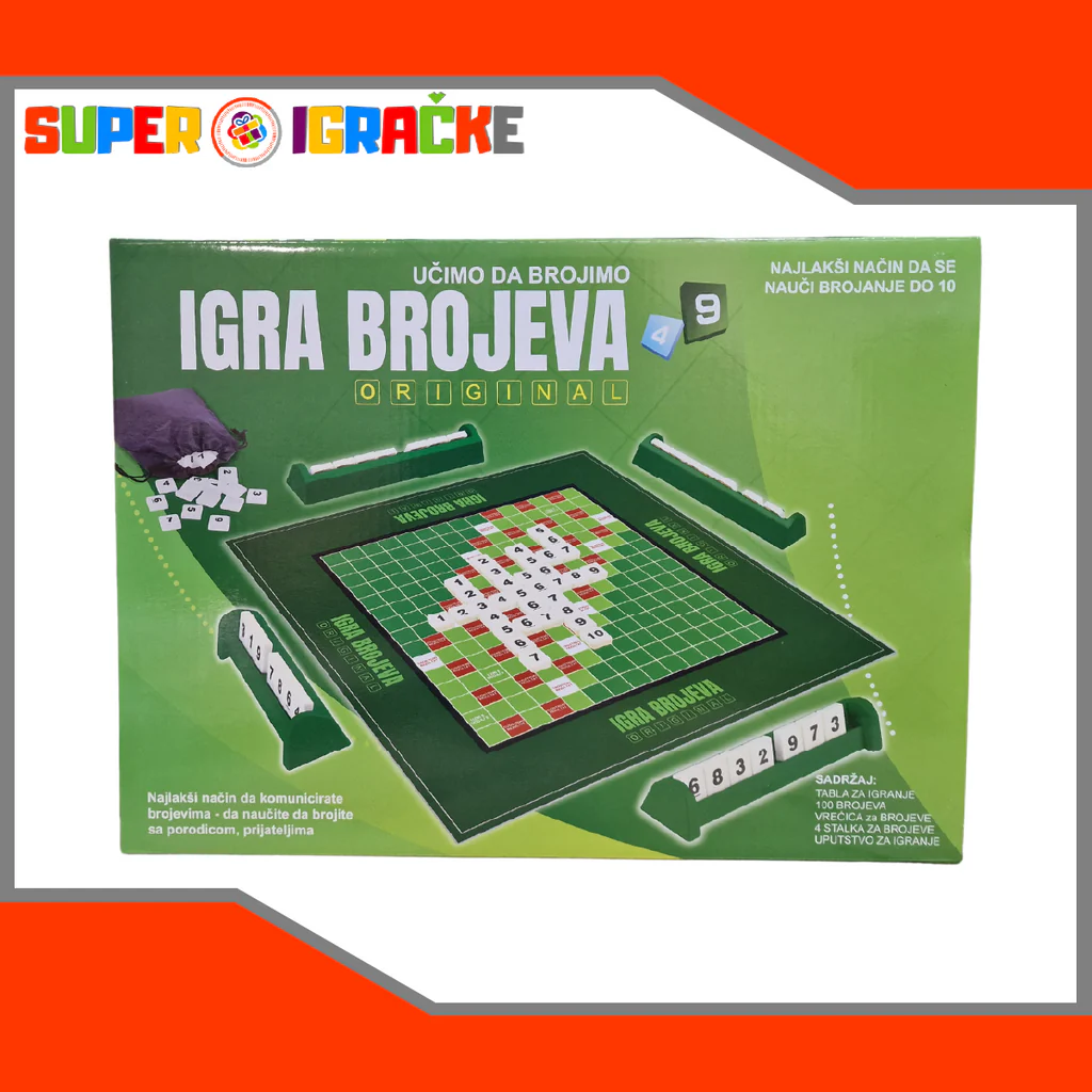 Društvena igra - Igra brojeva