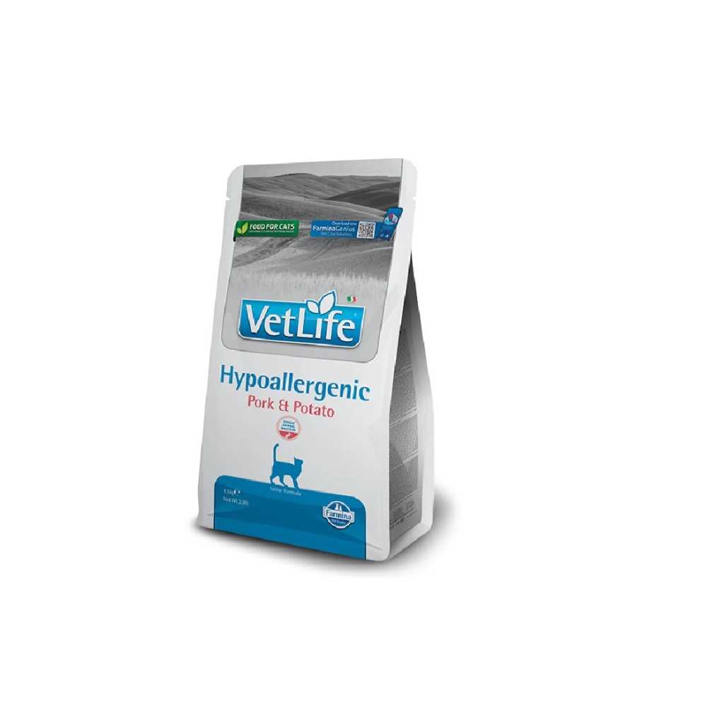 Vet Life veterinarska dijeta cat HYPOALLERGENIC PORK & POTATO 400g