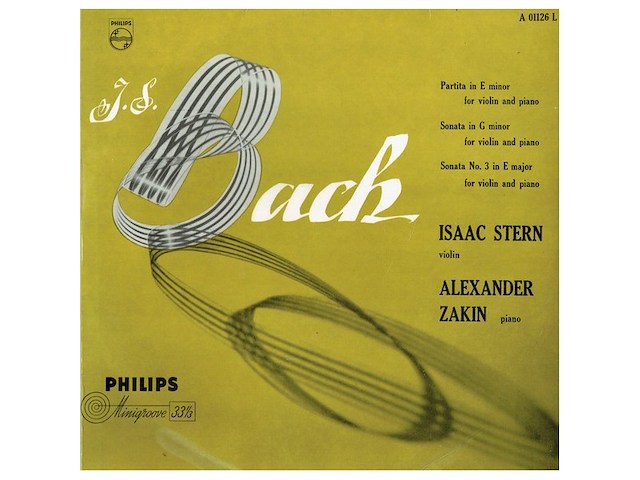 J.S. Bach Isaac Stern Alexander Zakin  Partita In E Min