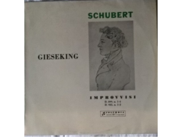 Gieseking Schubert Impromptus, Op. 90, Nos. 1–4 · Op. 1