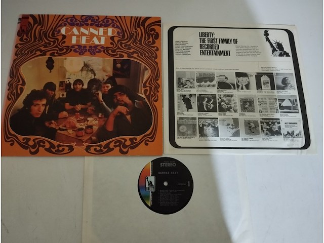 CANNED HEAT PRVI ALBUM 1967. ORIGINAL US LP MINT