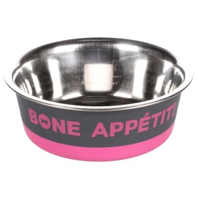 Flamingo Činija Bone Appetit Pink Srebrna 17cm / 900ml