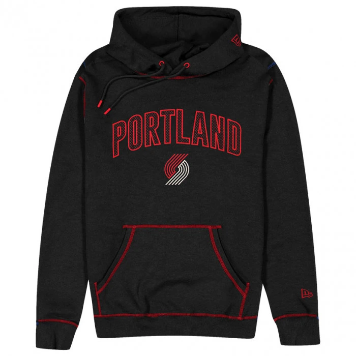 Portland Trail Blazers New Era City Edition 2023 Black duks sa kapuljačom