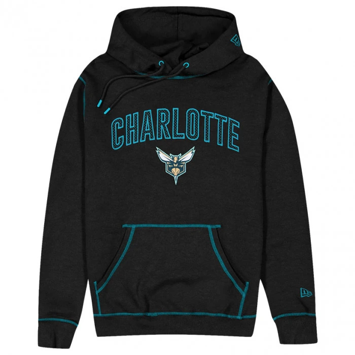 Charlotte Hornets New Era City Edition 2023 Black duks sa kapuljačom