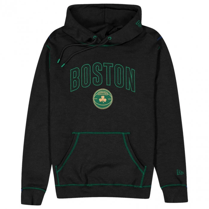 Boston Celtics New Era City Edition 2023 Black duks sa kapuljačom