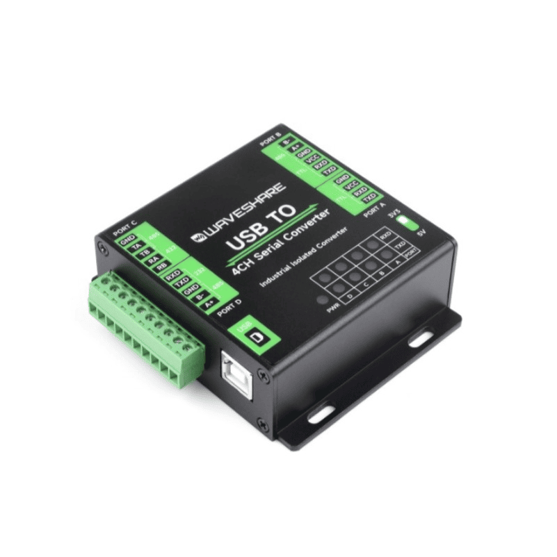Industrijski USB na 4-Ch Serijski konverter, FT4232HL čip, podržava USB na RS232/485/422/TTL