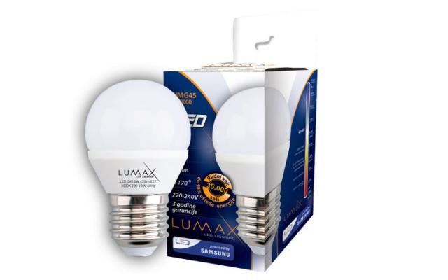 LUM G45 6W 3000K ® LUMAX