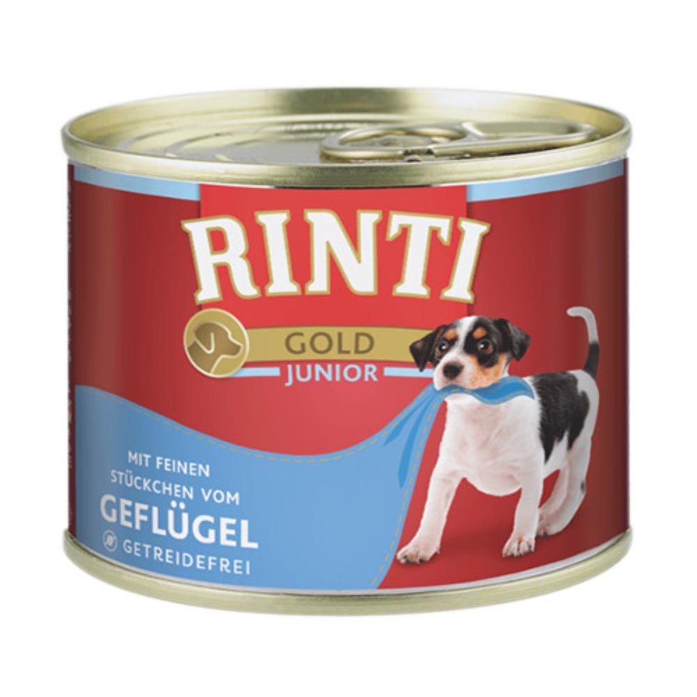 RINTI GOLD zivina konzerva za pse junior 185g