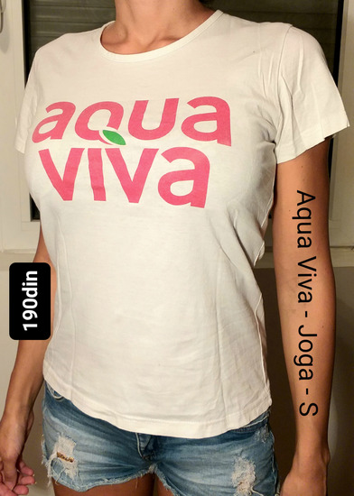 Aqua Viva joga ženska majica bela S/36