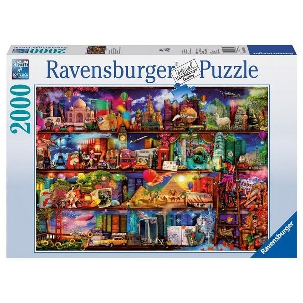 Ravensburger puzzle - Svet knjiga - 2000 delova