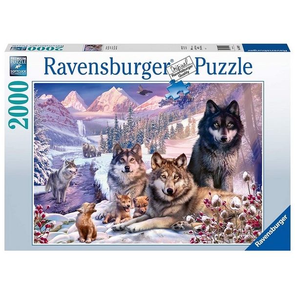 Ravensburger puzzle - Porodica vukova - 2000 delova