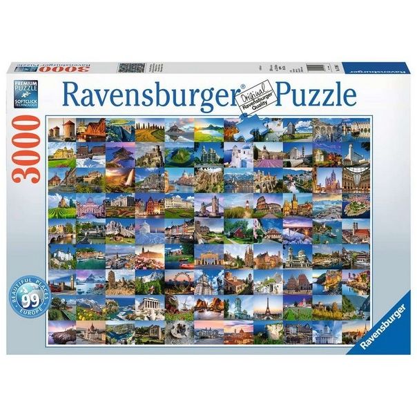 Ravensburger puzzle - 99 najlepsih mesta na svetu -3000 delova