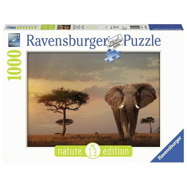 Ravensburger puzzle - Slon -1000 delova