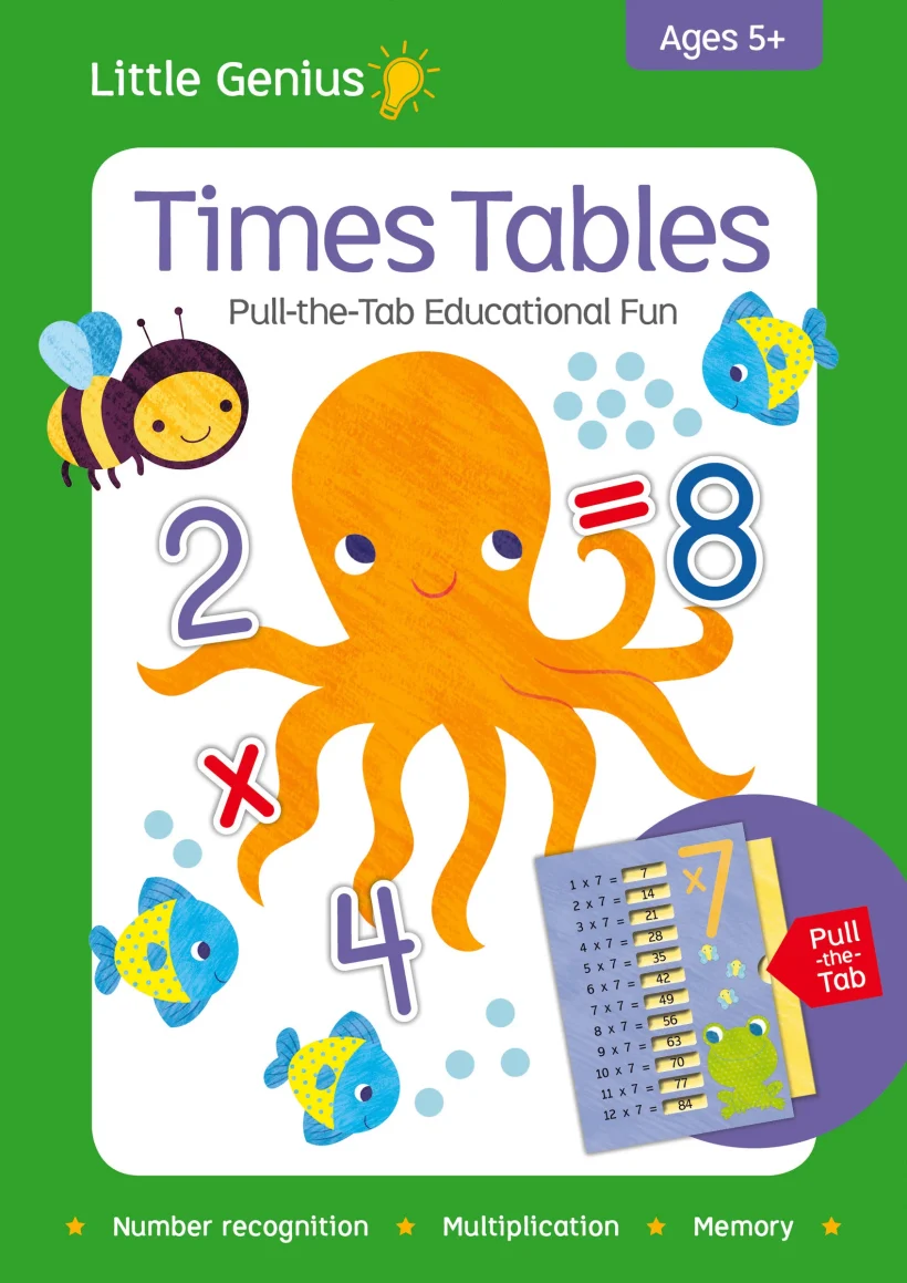 Little Genius Pull the Tab: Times Tables