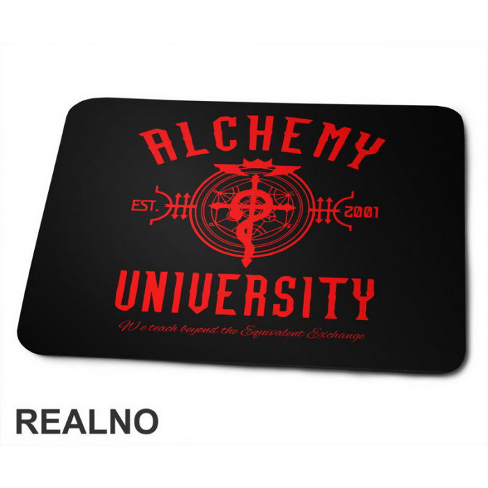 ALCHEMY UNIVERSITY - FULLMETAL ALCHEMIST - ANIME - PODLOGA ZA MIŠ