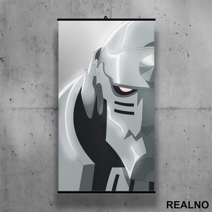 ALPHONSE ELRIC - GREY - FULLMETAL ALCHEMIST - ANIME - POSTER SA NOSAČEM