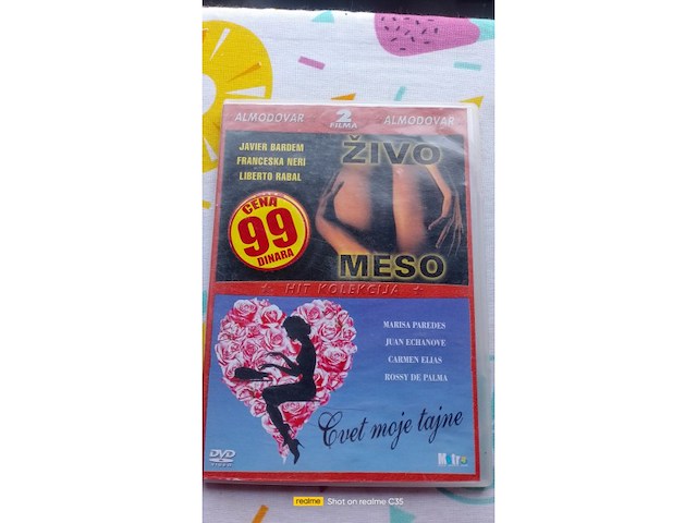 DVD STRANI FILM - ZIVO MESO i CVET MOJE TAJNE