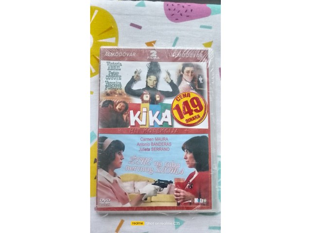 DVD STRANI FILM - KIKA i ZENE NA RUBU NERVNOG SLOMA