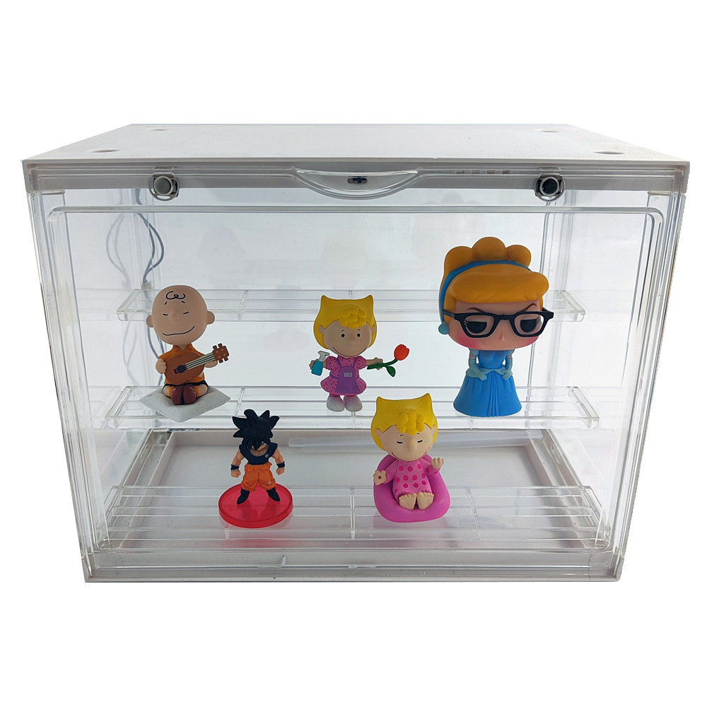 Three Layers Figure Display Box (With Lighting)