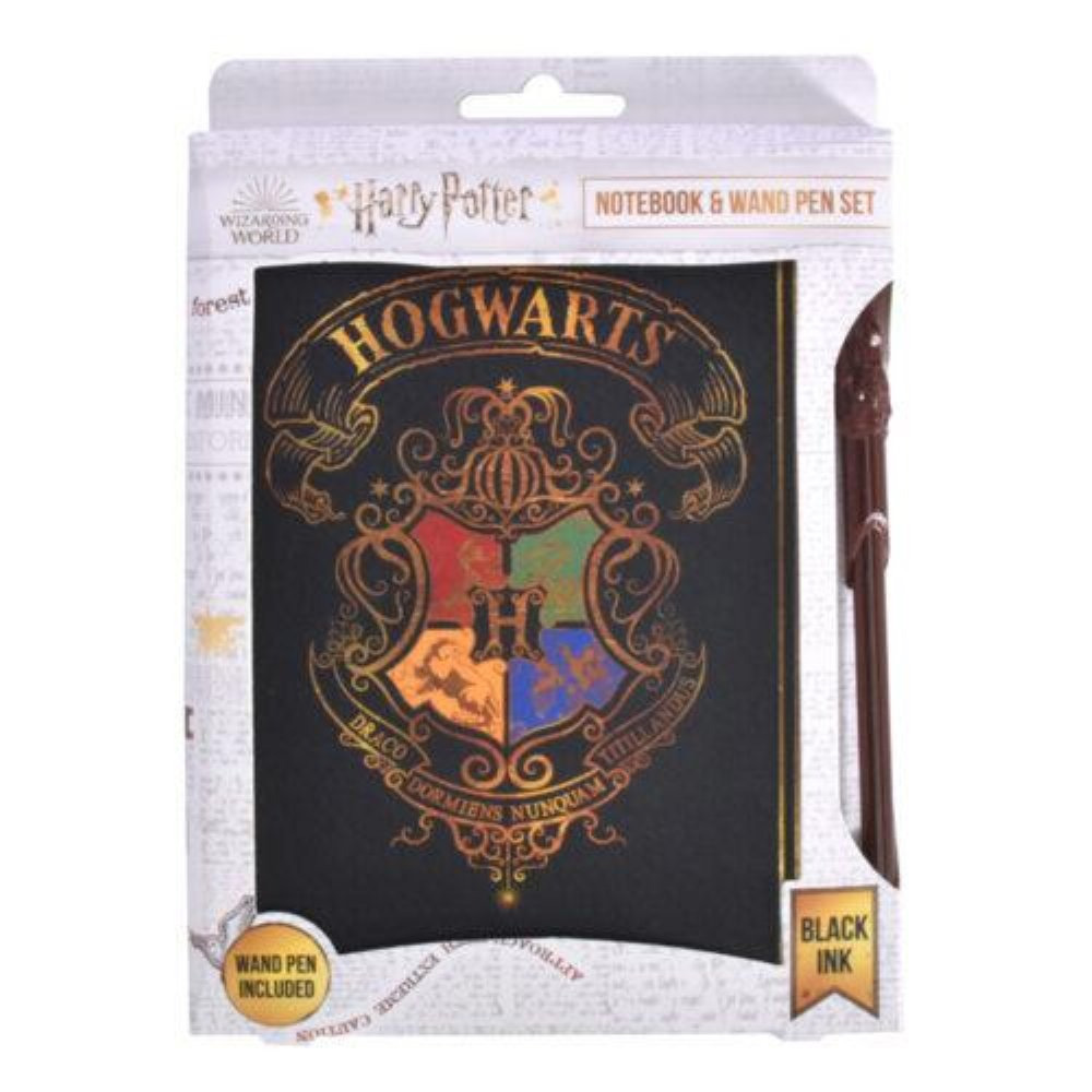 Harry Potter - Notebook & Pen Set - Colourful Crest