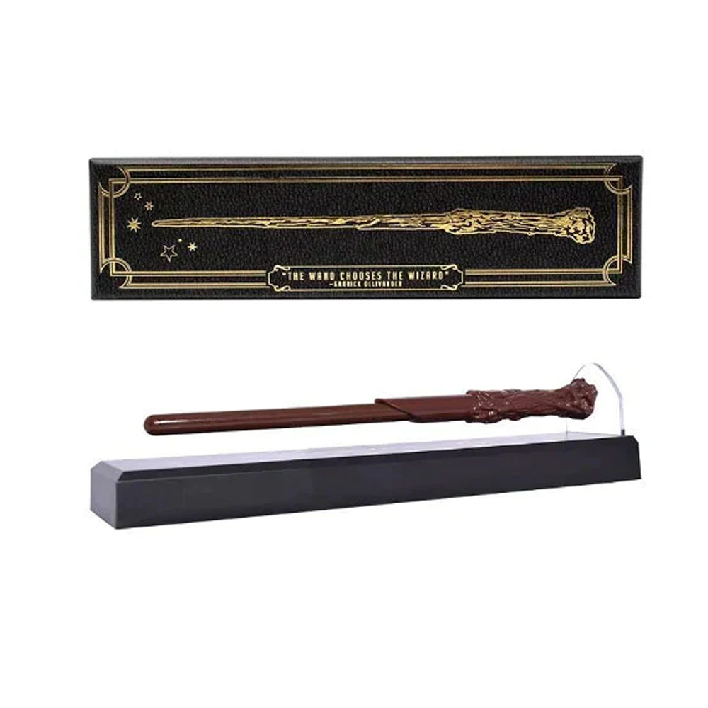 Harry Potter - Levitating Wand Pen - Colourful Crest