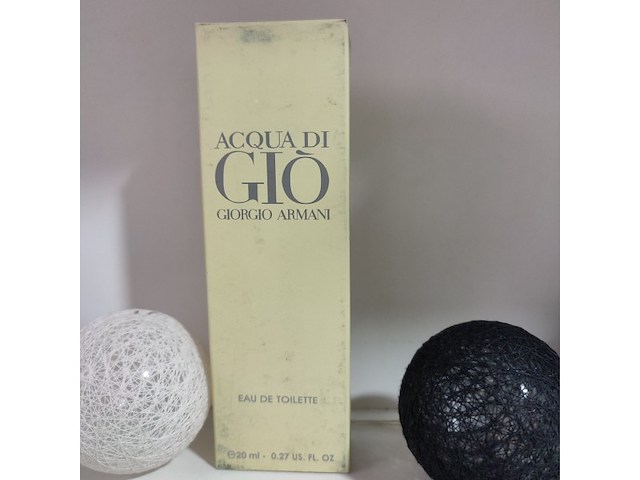 Acqua Di Gio Giorgio Armani muški parfem 20 ml