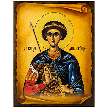 Ikona Sveti Dimitrije 40x30cm