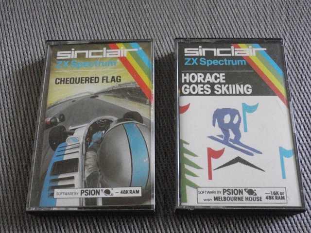 Sinclair ZX Spectrum - kutija od kasete Chequered Flag