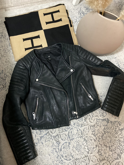 H&M studio designer line kožna jakna
