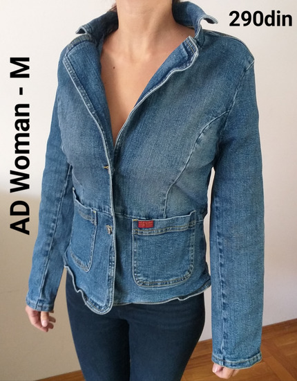 AD Woman ženska teksas jakna sako M/38