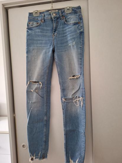 Zara, skinny, azzure blue, farmerke, KAO NOVE