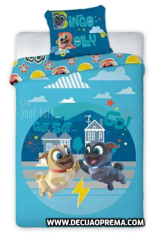 Posteljina za decu Disney Puppy Dog Pals