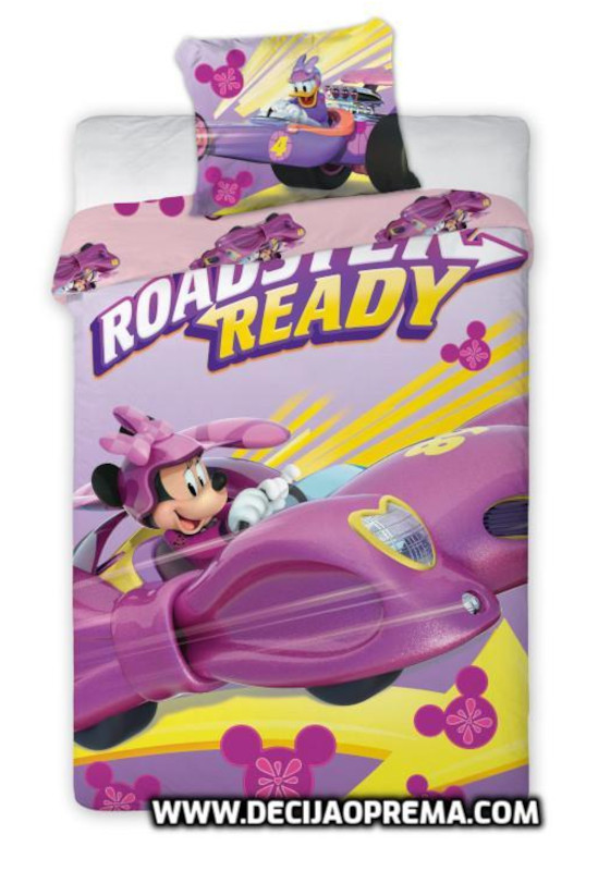 Posteljina za decu Minnie Mouse – Roadster