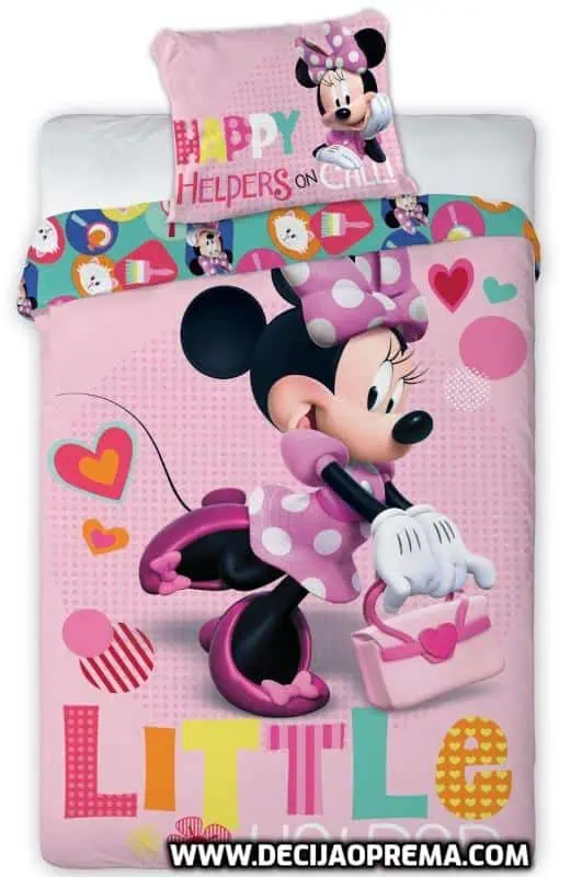 Posteljina za decu Minnie Mouse Little Helper