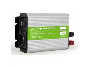 Auto inverter 12V DC/AC 500W+USB EG-PWC500-01 Gembird