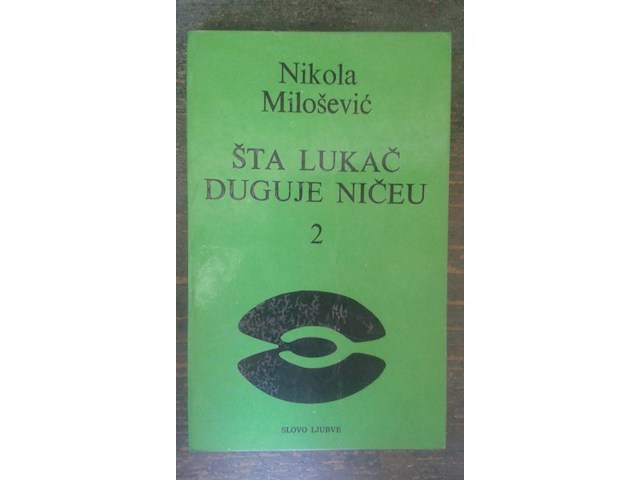 Nikola Milošević: ŠTA LUKAČ DUGUJE NIČEU 2