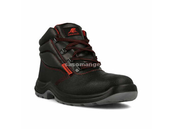 Catamount Castor s s1 duboke radne cipele, kožne, crno-crvena, veličina 47 ( 1020011272720047 )