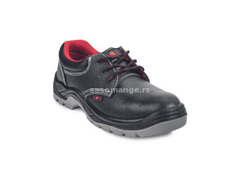Fridrich o1 plitke radne cipele, kožne, crno-crvene, veličina 37 ( 1020011259720037 )